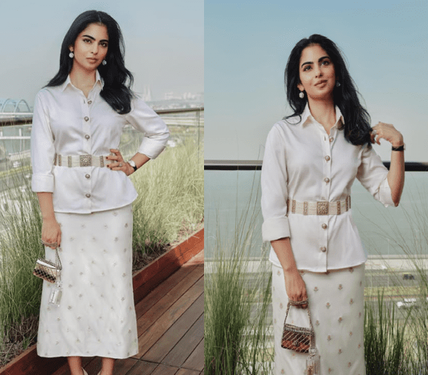 Isha Ambani’s Bold Move: Chanel Perfume-Bottle Clutch With Manish ...